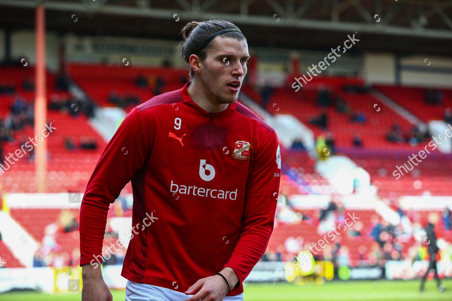 Swindon Towns Josh Davison Warms Before Editorial Stock Photo - Stock ...