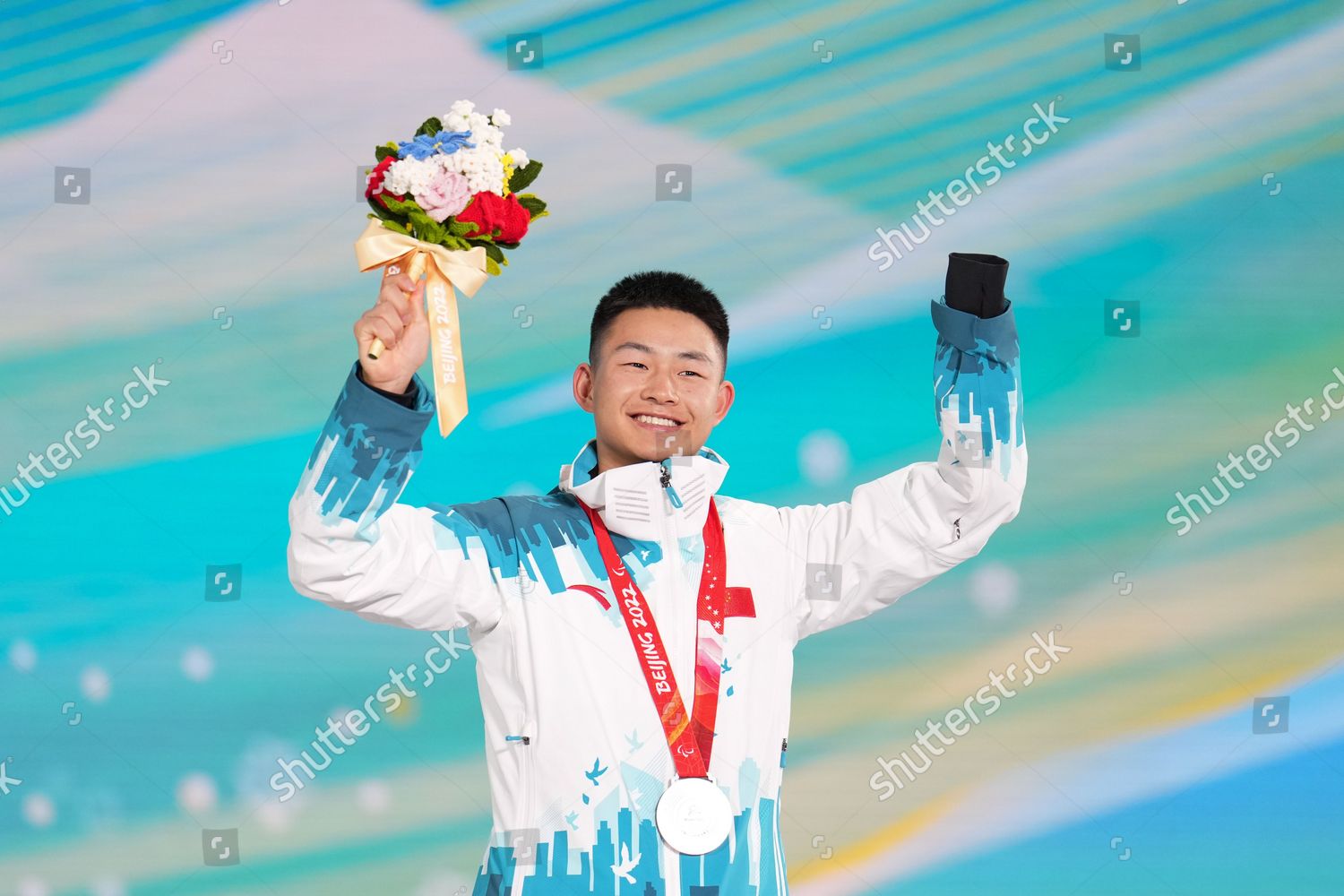 Bronze Medalist Cai Jiayun China Celebrates Editorial Stock Photo ...