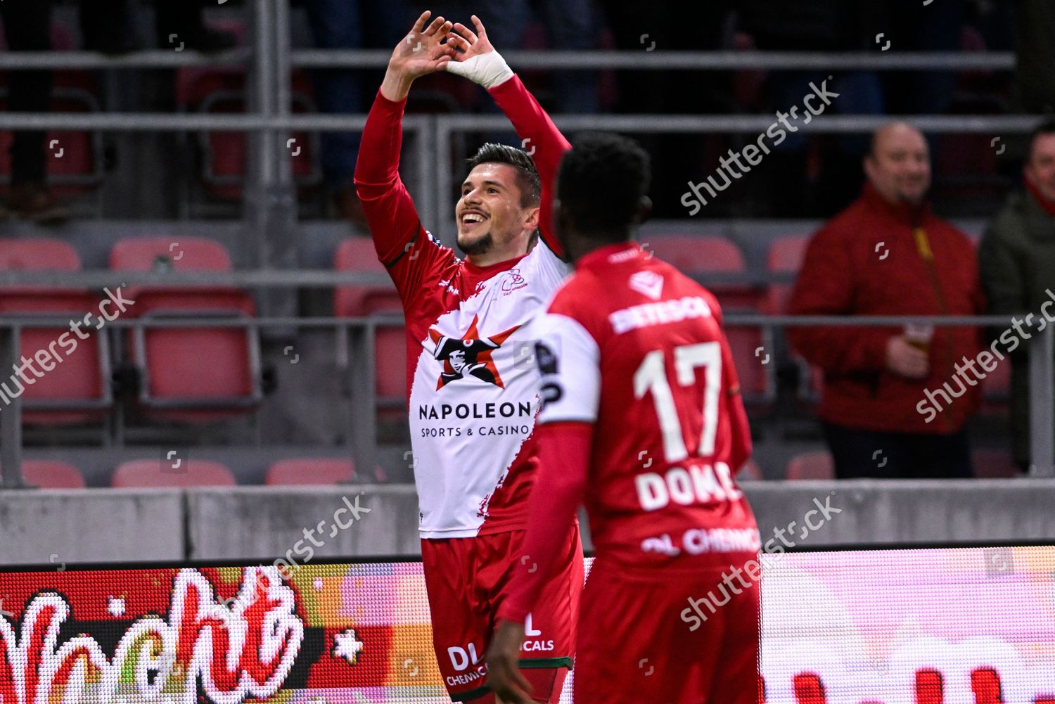 Essevees Alessandro Ciranni Celebrates After Scoring Editorial Stock ...