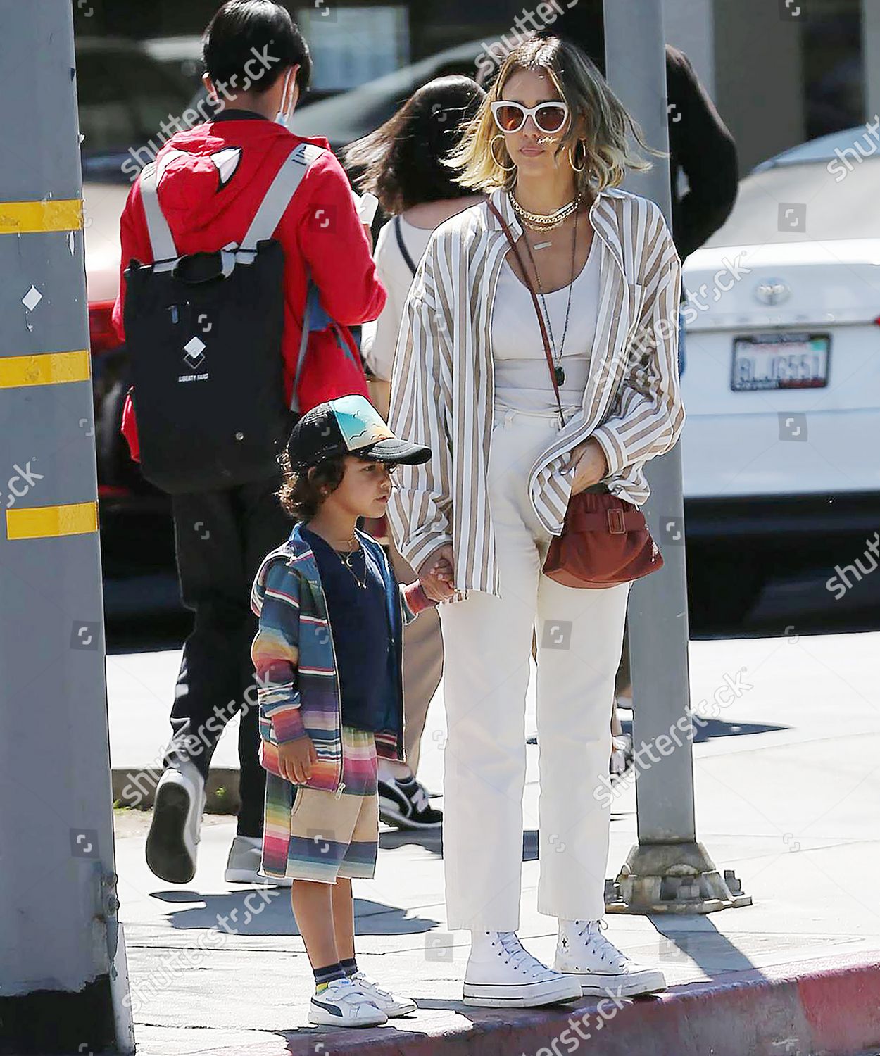 Jessica Alba Out Hayes Alba Warren Editorial Stock Photo - Stock Image ...
