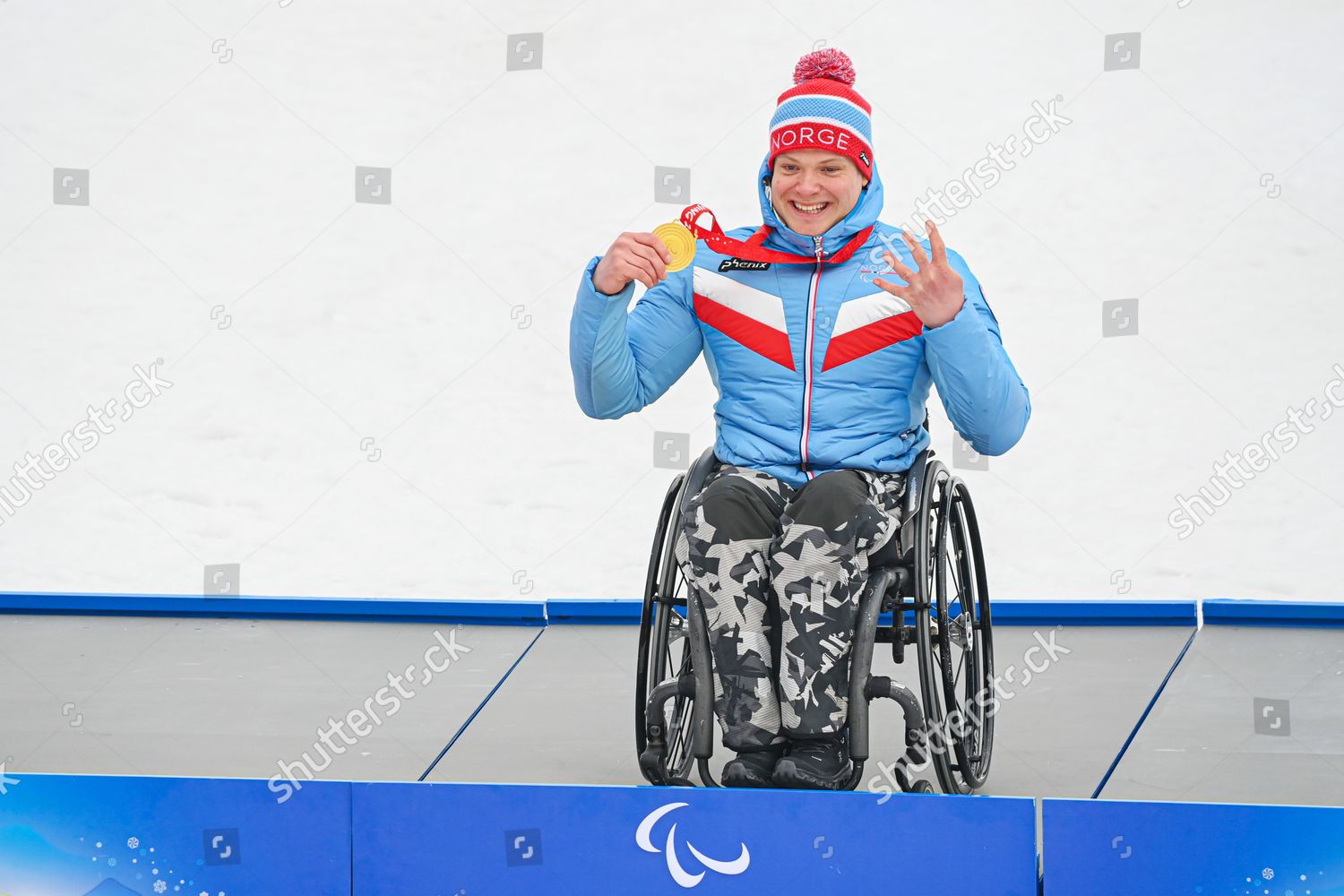 Gold Medalist Jesper Pedersen Norway Poses Editorial Stock Photo ...