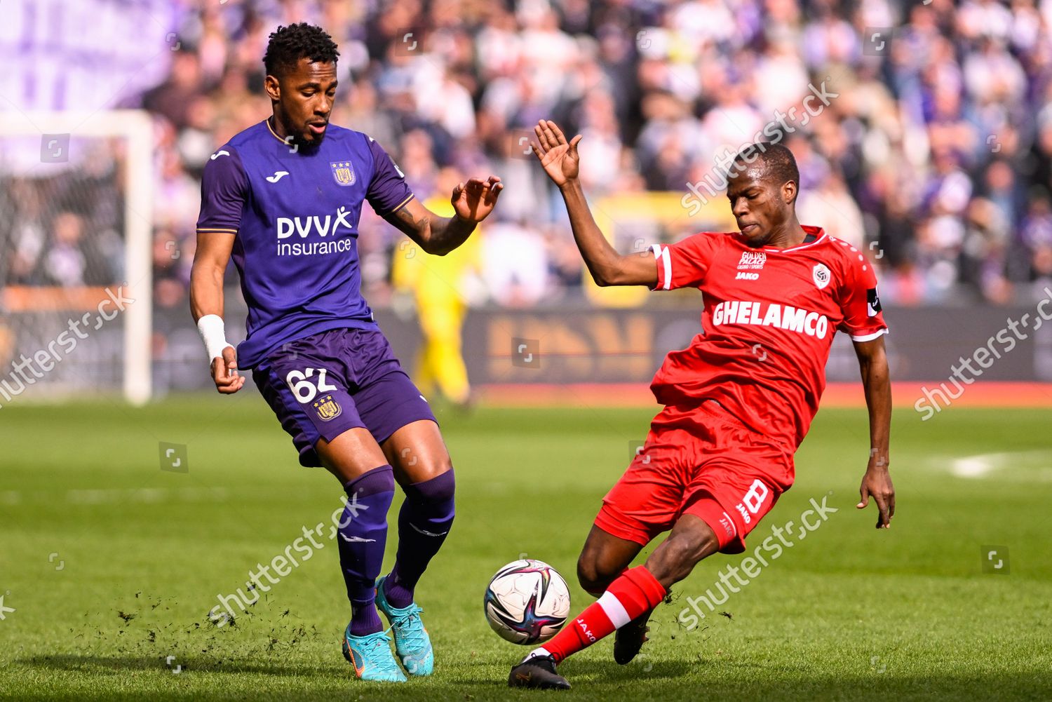 Anderlechts Amir Murillo Antwerps Alhassan Yusuf Editorial Stock Photo ...