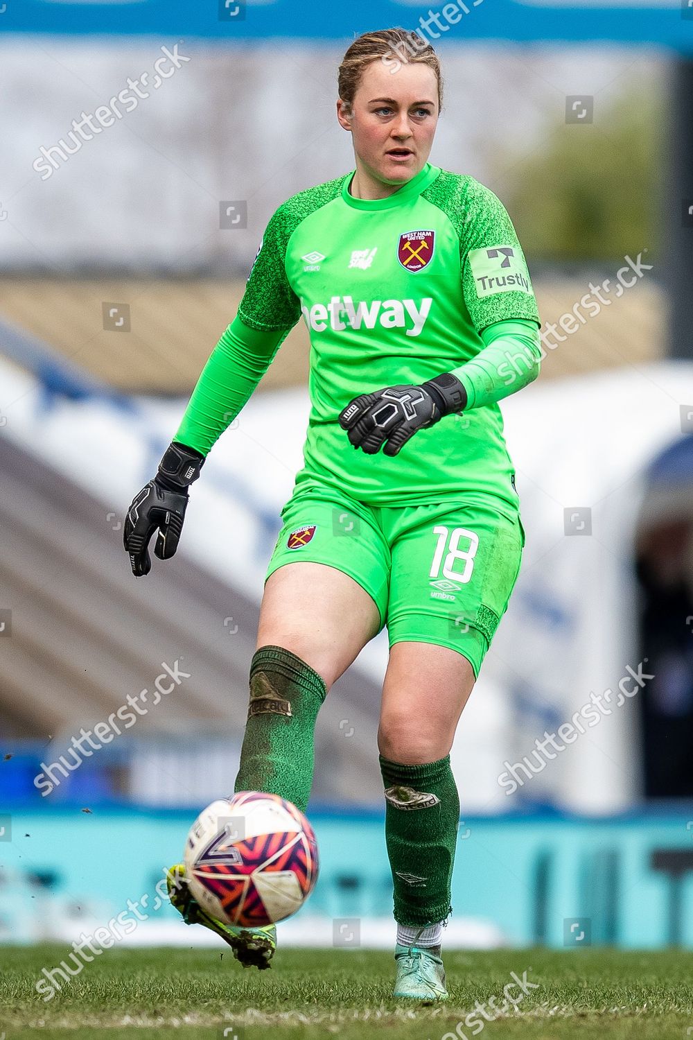 West Ham Women Goalkeeper Anna Jessica Editorial Stock Photo - Stock ...