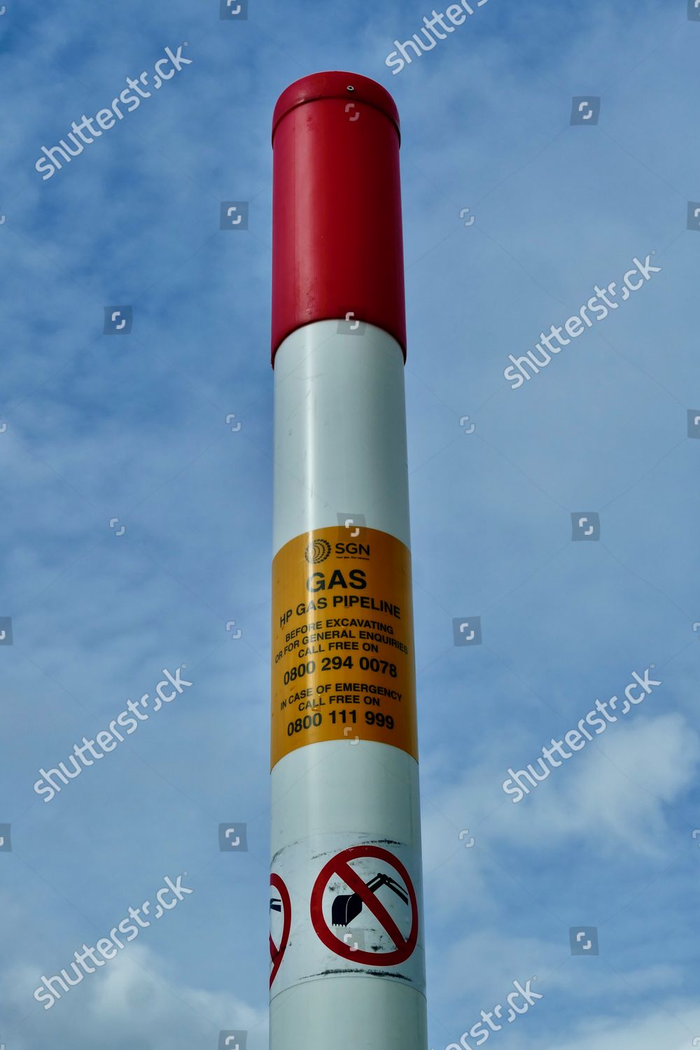 Gas Pipelines Countryside Energy Bills Due Editorial Stock Photo