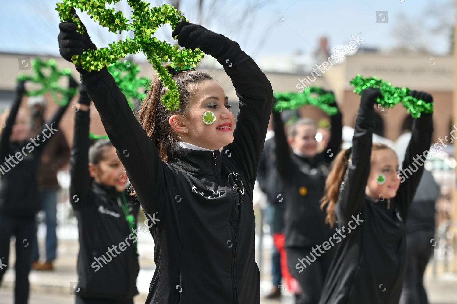 YOUNG DANCE TROOP DANCES SHAMROCKS DURING Editorial Stock Photo - Stock ...