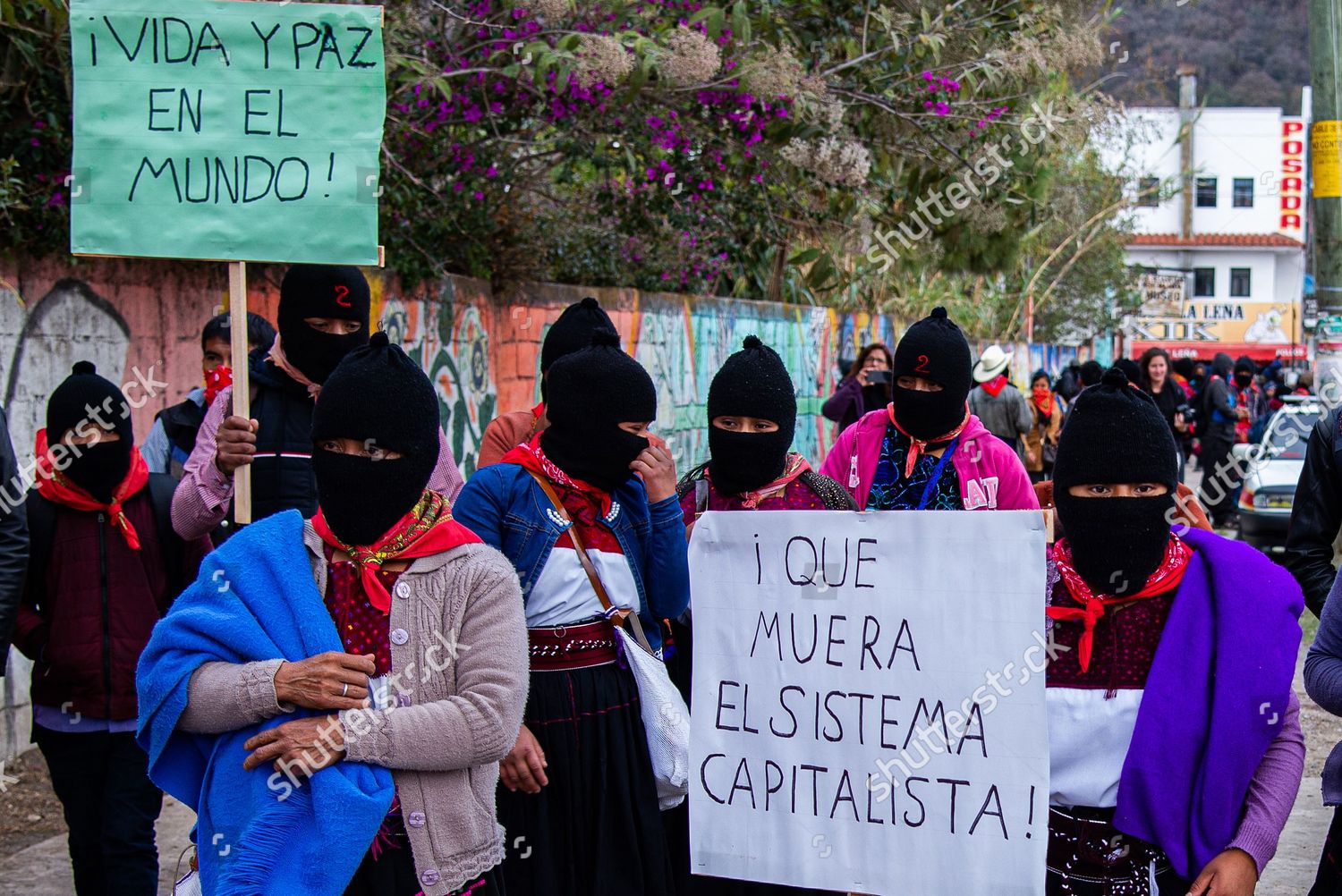 Indigenous Supporters Zapatista Army National Liberation Editorial ...