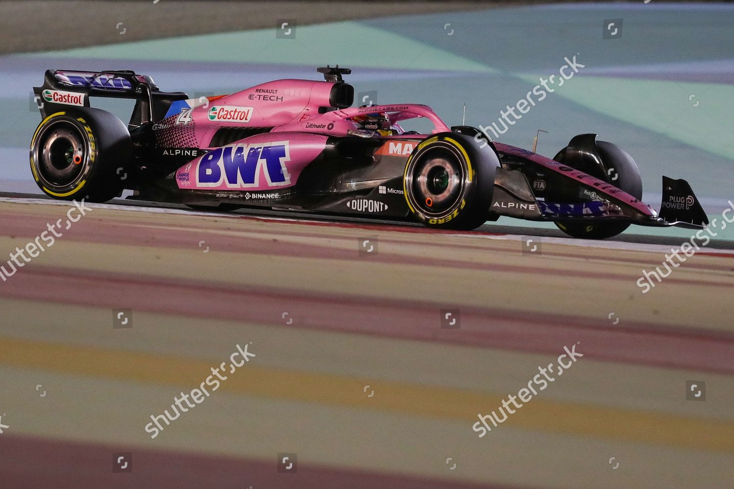Fernando Alonso 14 Spa Alpine A522 Editorial Stock Photo - Stock Image ...