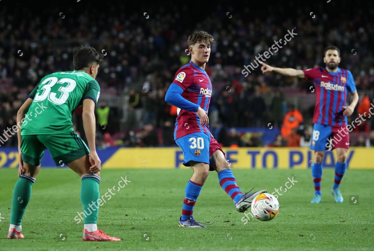 Gavi During Match Between Fc Barcelona Editorial Stock Photo - Stock ...
