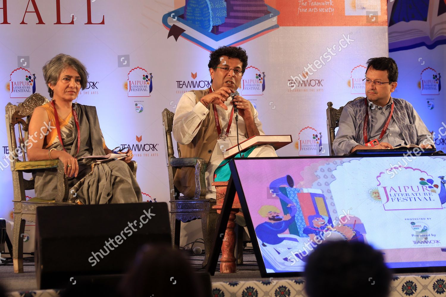 Partha Mitter V Parul Dave Mukherji Editorial Stock Photo - Stock Image ...