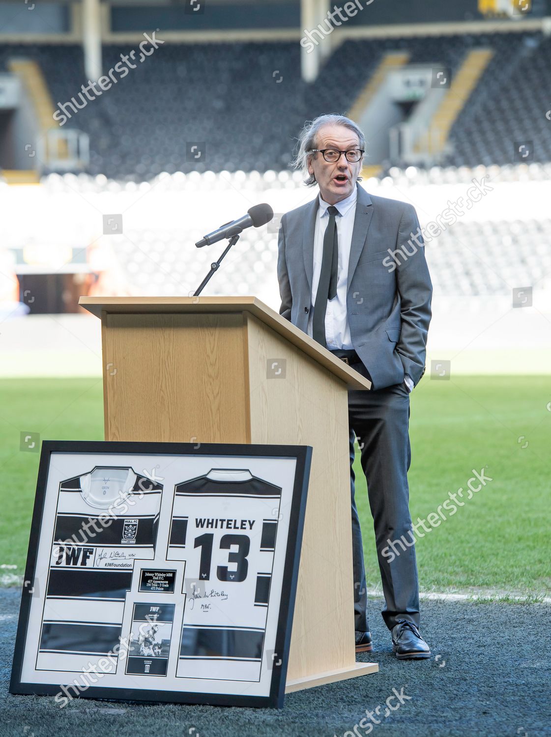 Rugby League Historian Tony Collins Speaks Editorial Stock Photo ...