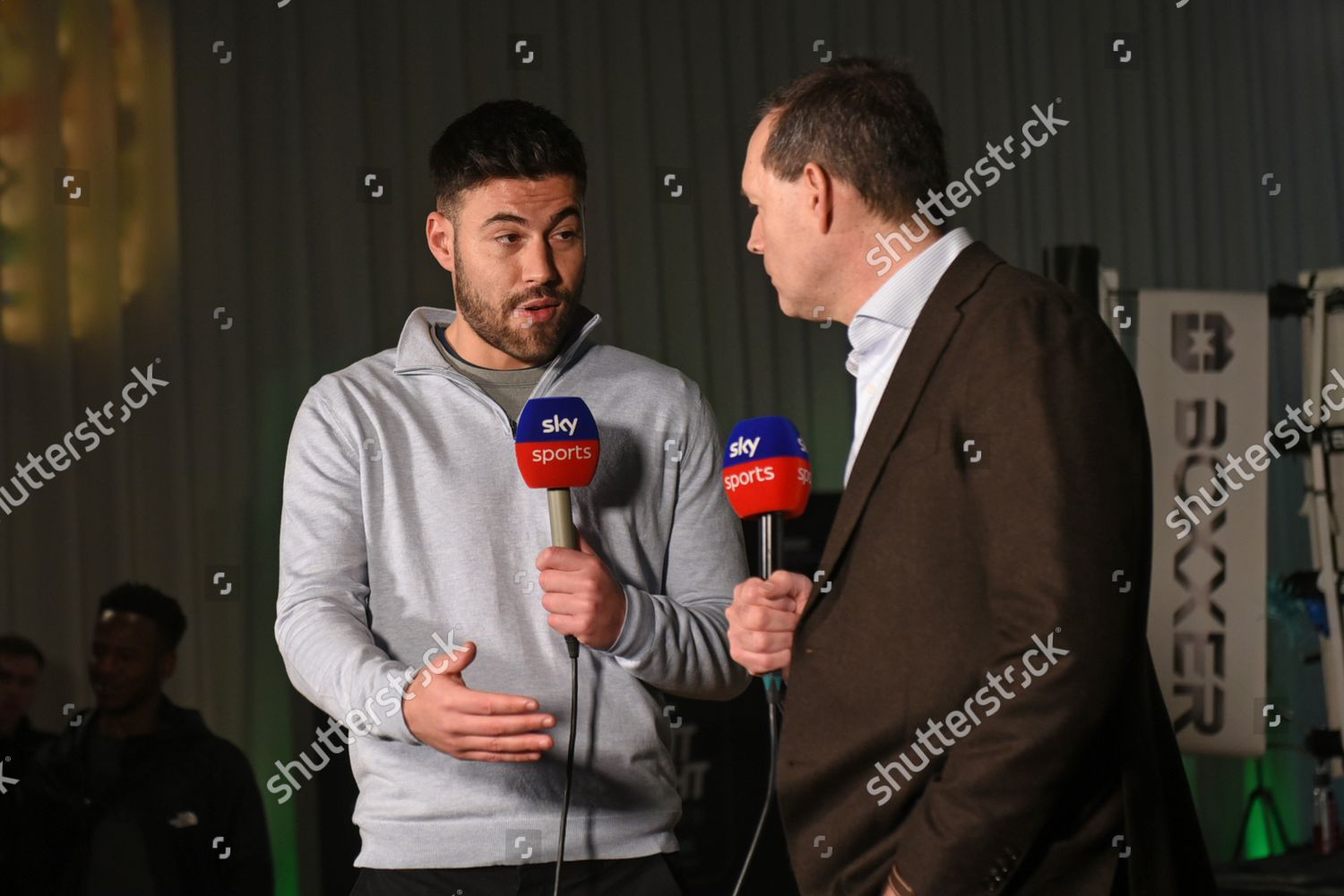 Boxxer Promoter Ben Shalom During Media Editorial Stock Photo - Stock ...