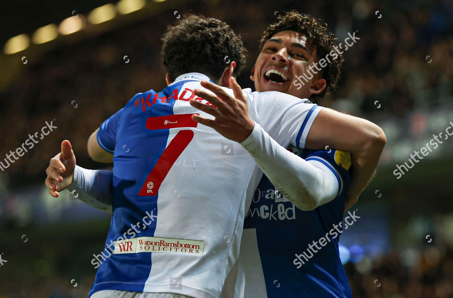 Tyrhys Dolan Blackburn Rovers Celebrates Scoring Editorial Stock Photo ...