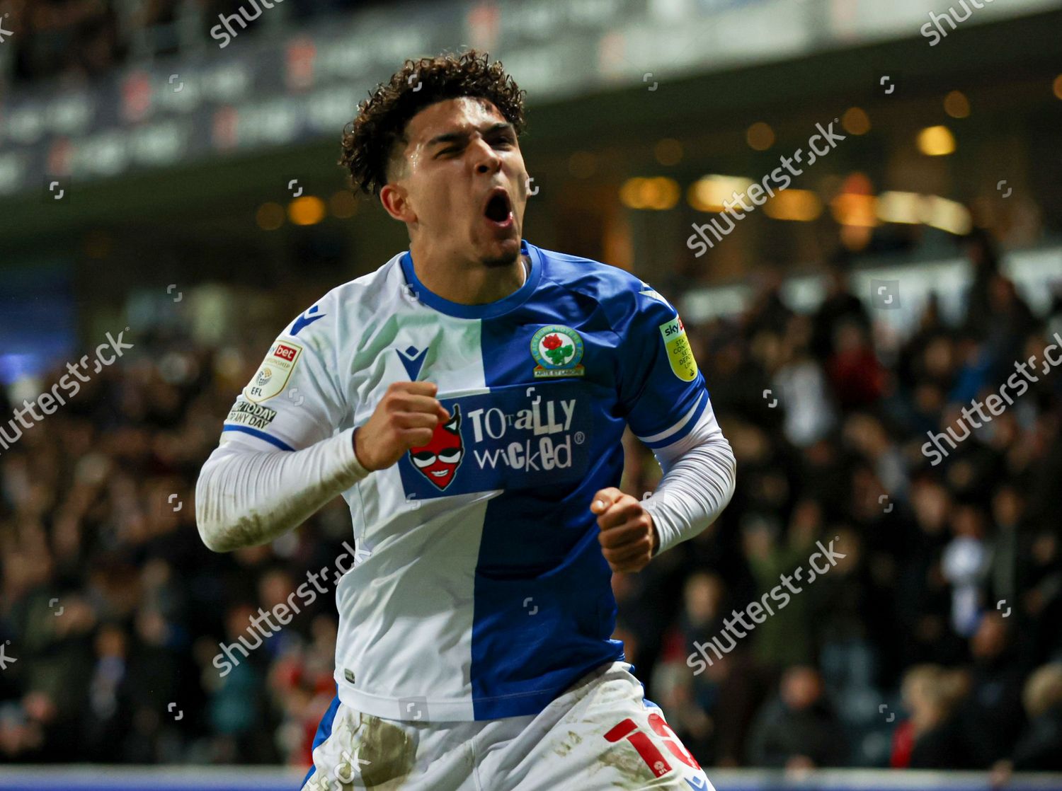 Tyrhys Dolan Blackburn Rovers Celebrates Scoring Editorial Stock Photo ...