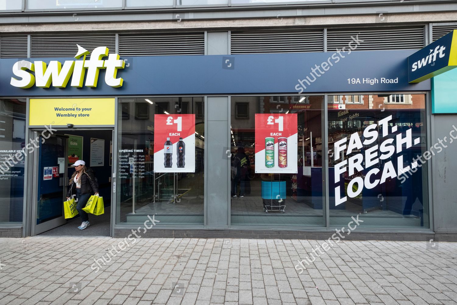 Customers Shop New Swift Convenience Store Editorial Stock Photo ...