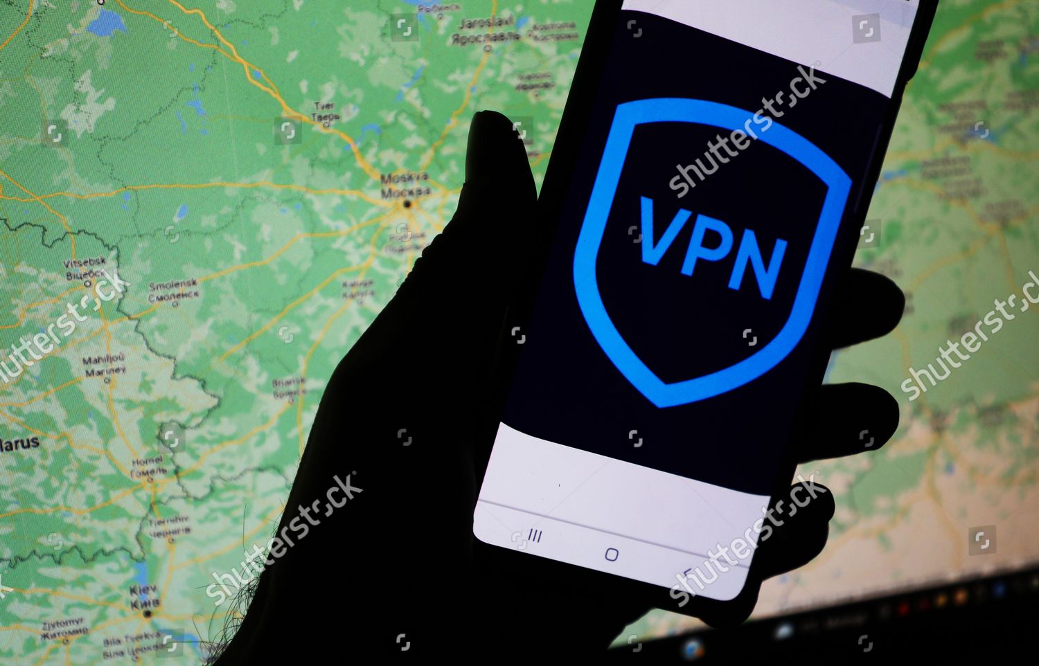Vpn Mobile Phone During Russiaukraine Conflict Editorial Stock Photo ...