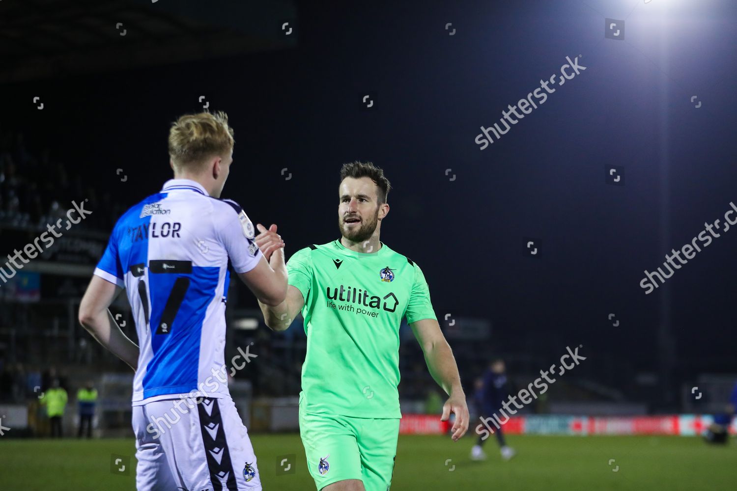 James Belshaw Bristol Rovers Connor Taylor Editorial Stock Photo ...