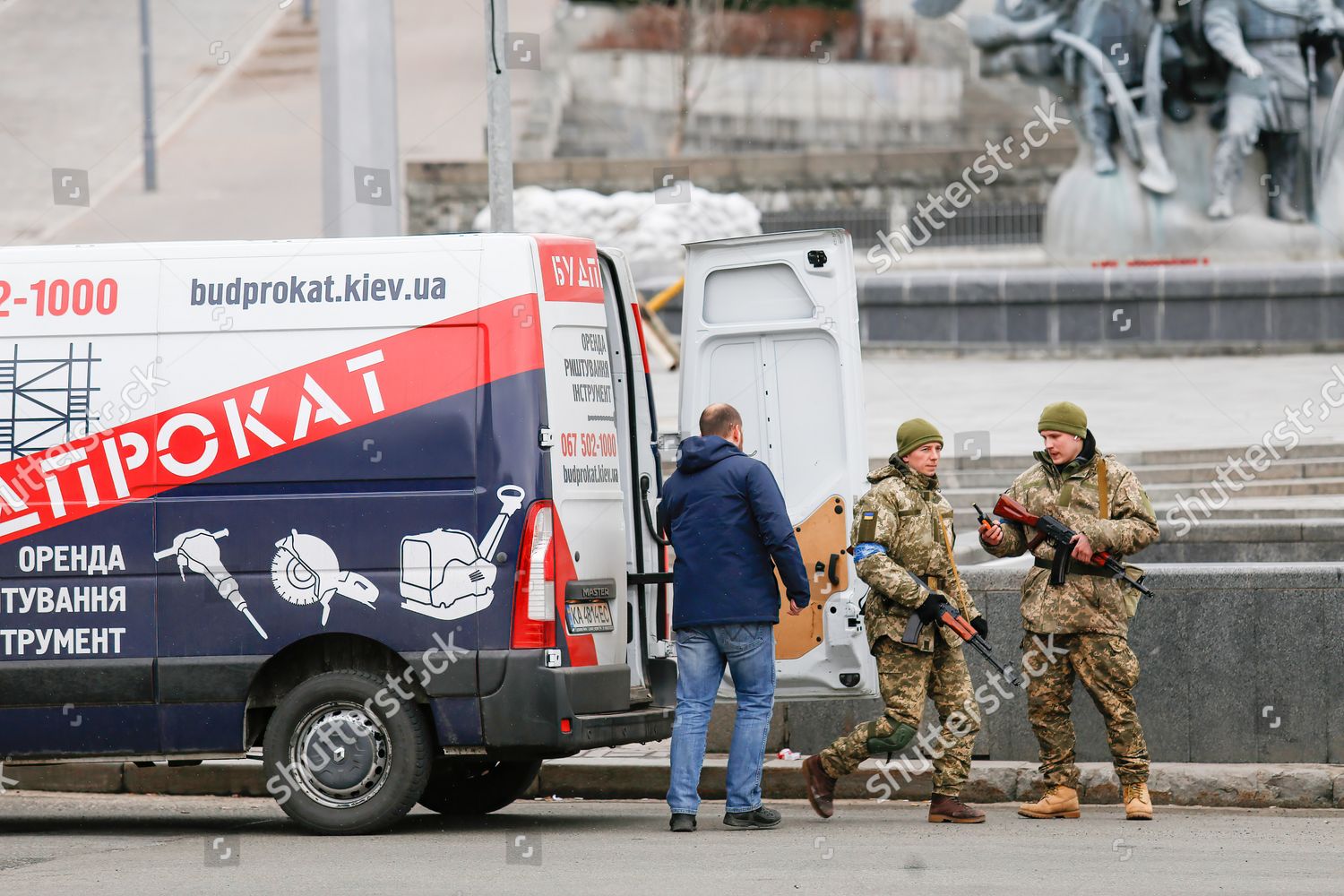 Soldiers Seen Process Checking Car On Editorial Stock Photo - Stock ...