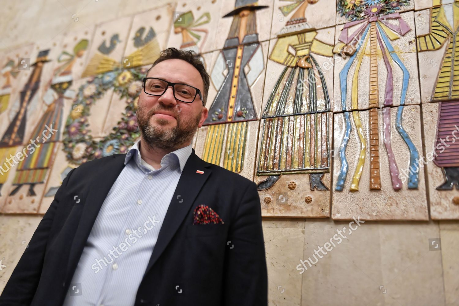 Polish Ambassador Ukraine Bartosz Cichocki Poses Editorial Stock Photo ...