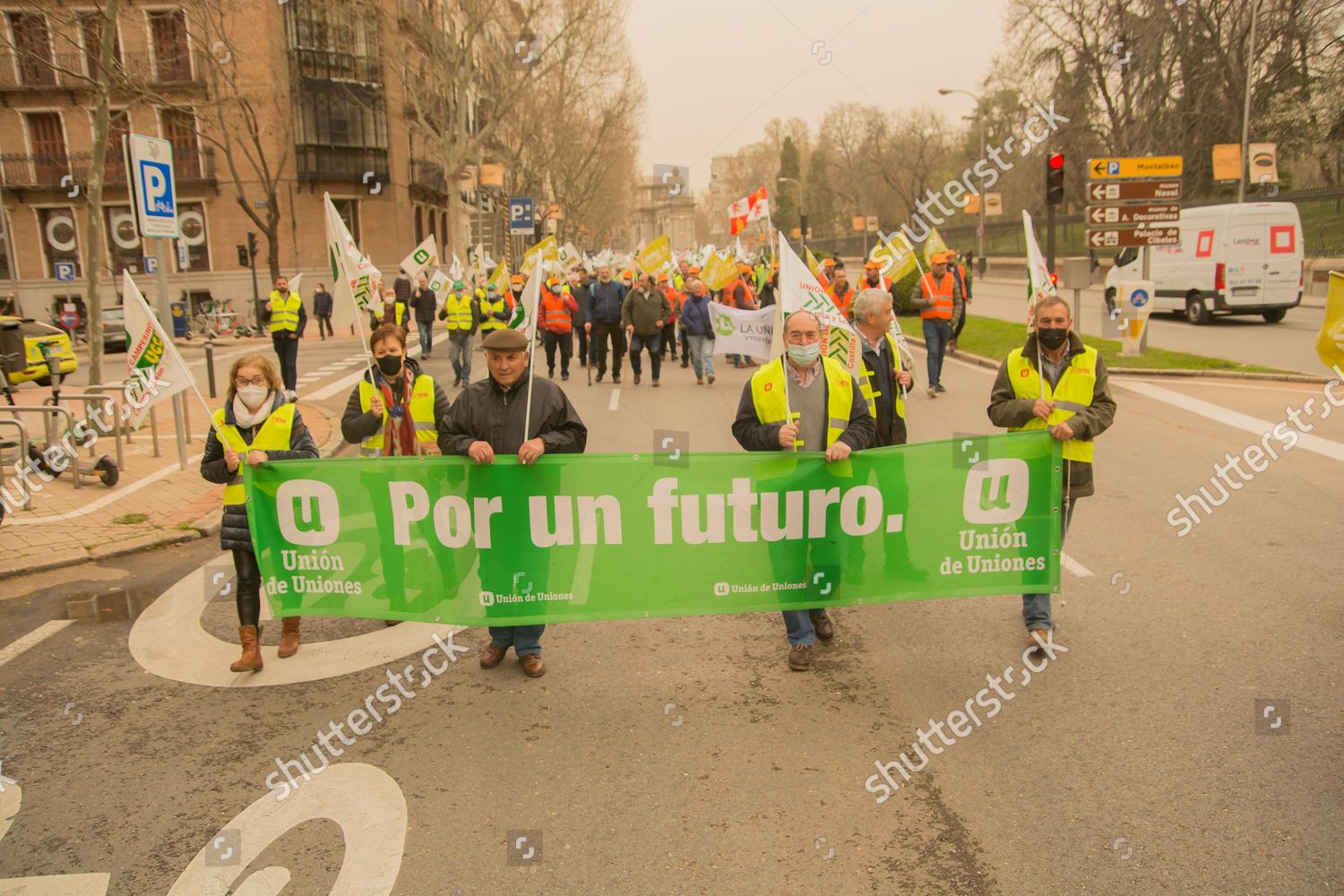 Terrible Climate Pollution Due Haze Madrid Editorial Stock Photo ...