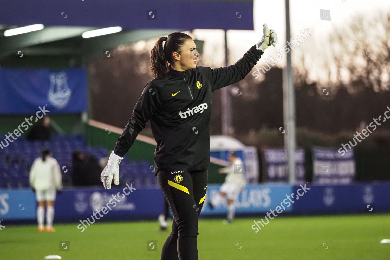 Goalkeeper Zecira Musovic 1 Chelsea Warms Editorial Stock Photo - Stock ...