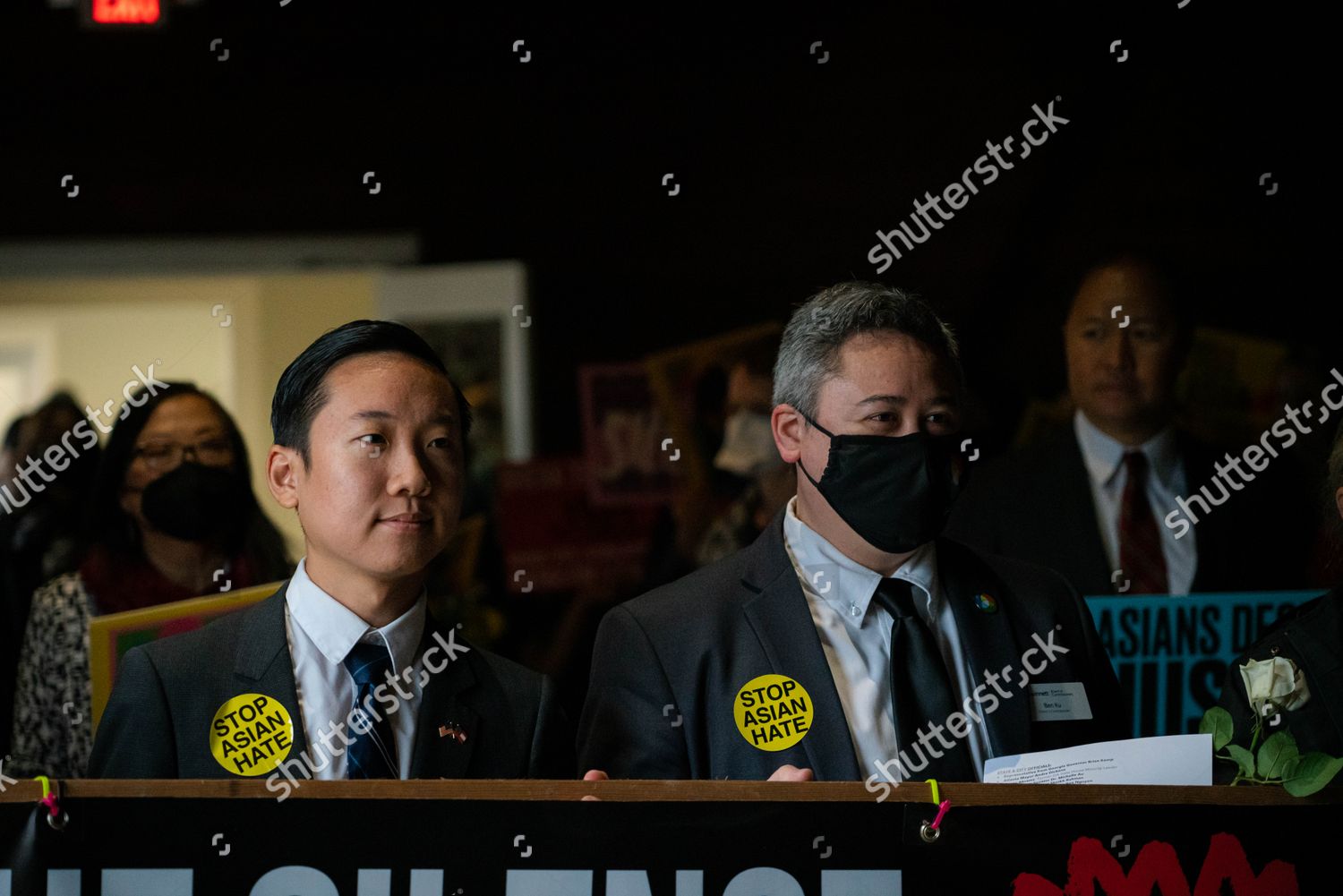 Jt Wu Gwinnett Commissioner Ben Ku Editorial Stock Photo - Stock Image ...