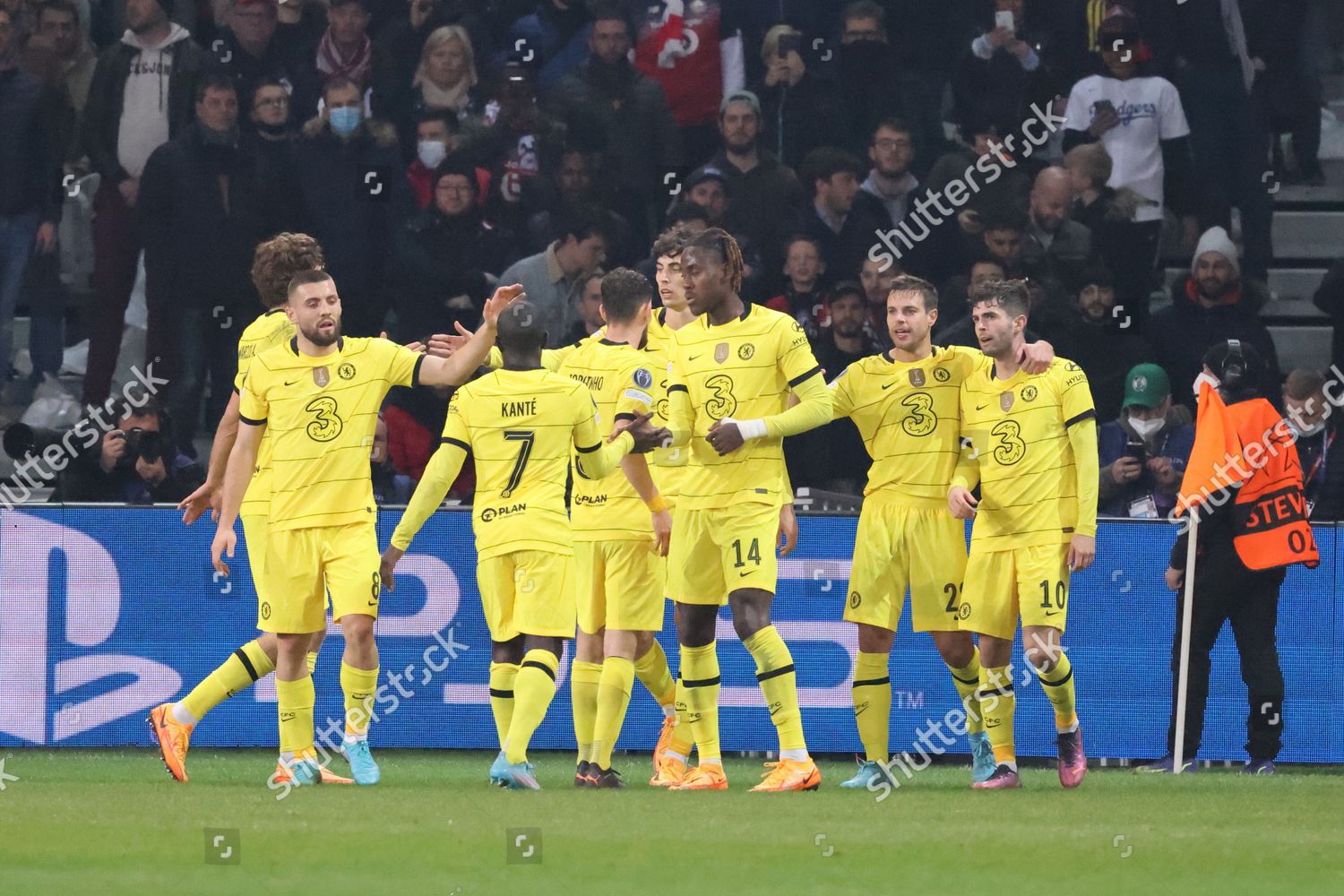 Congratulation After Goal Players Chelsea Editorial Stock Photo - Stock ...