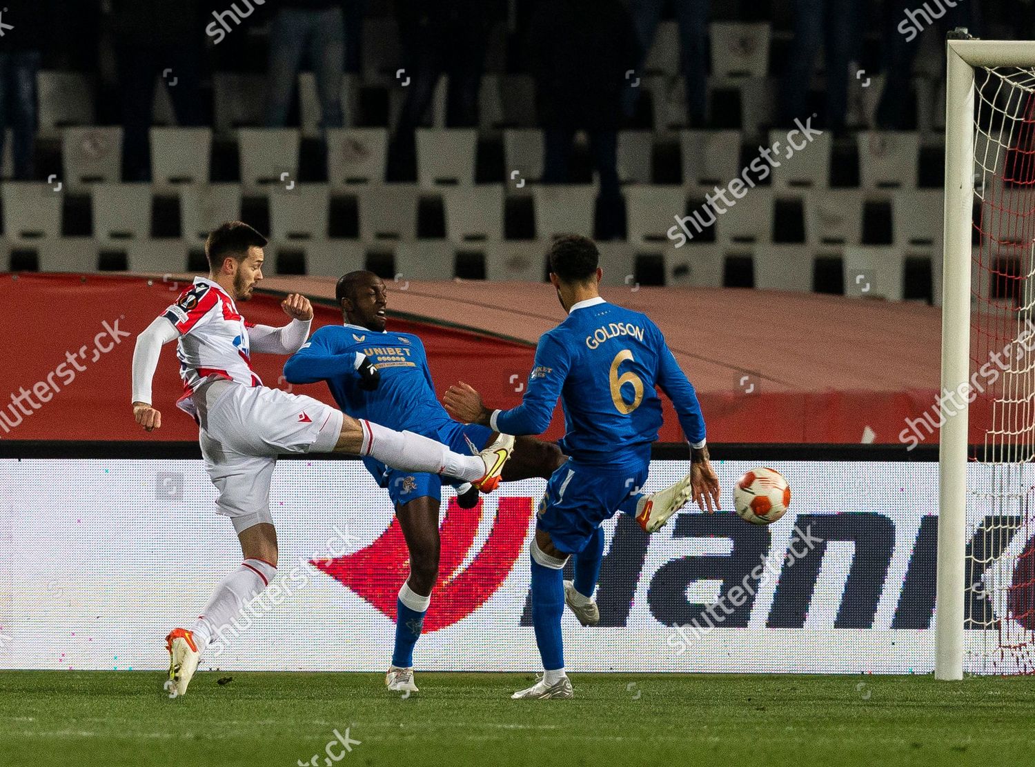 Mirko Ivanic Red Star Belgrade Scores Editorial Stock Photo - Stock ...