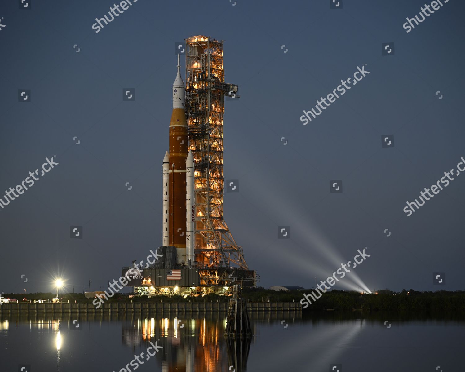 Nasas First Space Launch System Sls Editorial Stock Photo - Stock Image ...