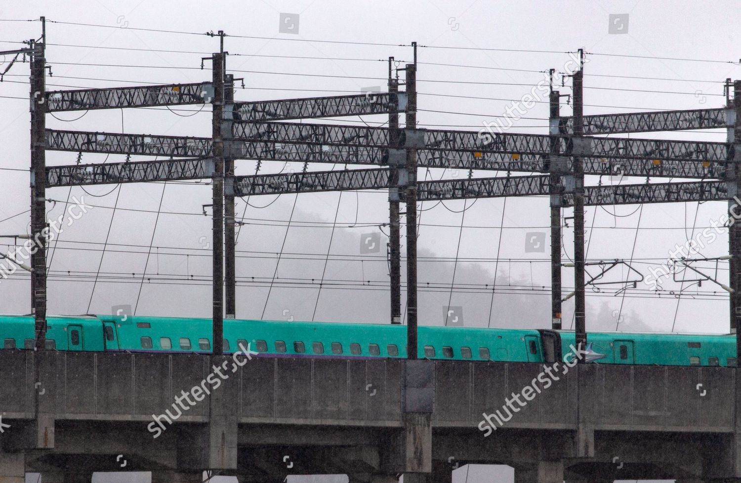 Derailed Shinkansen Bullet Train Pictured After Editorial Stock Photo ...