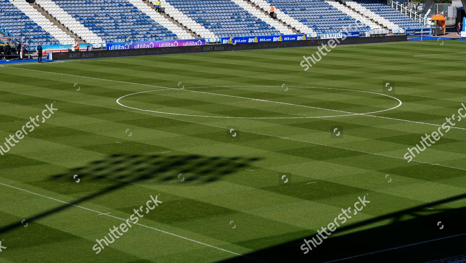 Floodlight Pylon Casts Shadow Over Pitch Editorial Stock Photo - Stock ...