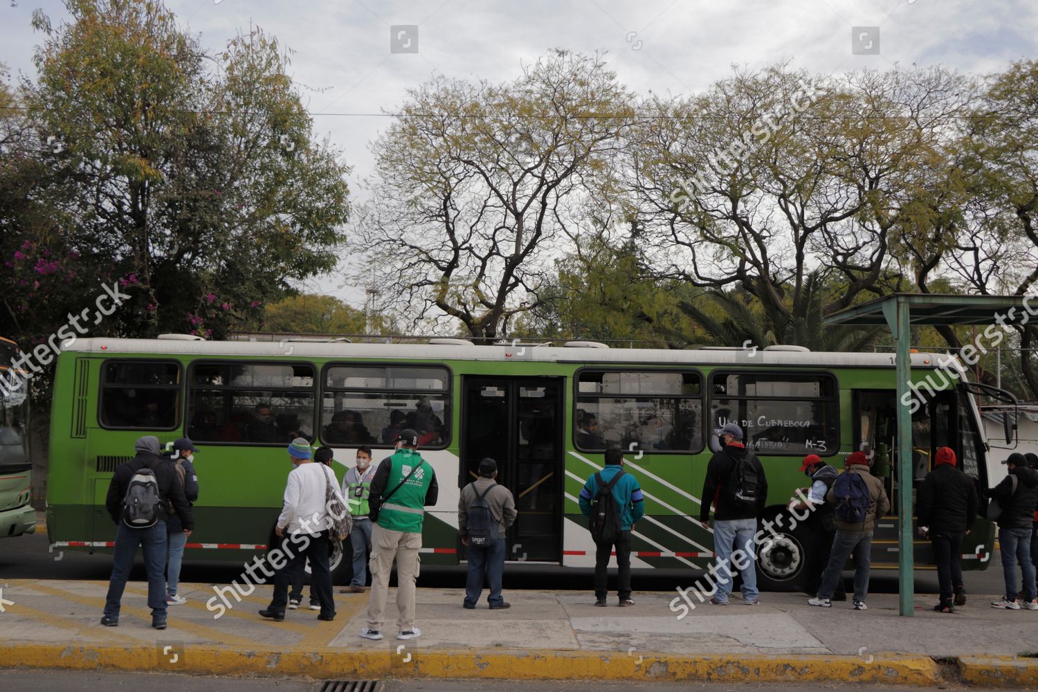 People Board Buses Substitution Metro Collective Editorial Stock Photo ...