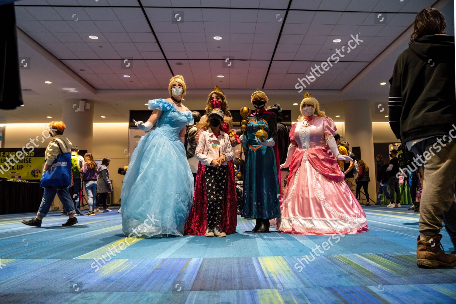 People Dressed Disney Costumes Pose Photo Editorial Stock Photo - Stock ...