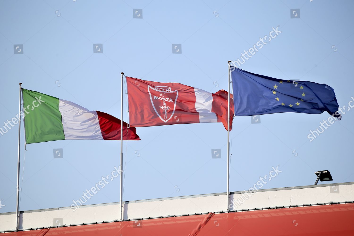 View Flag Ac Monza During Serie Editorial Stock Photo - Stock Image ...
