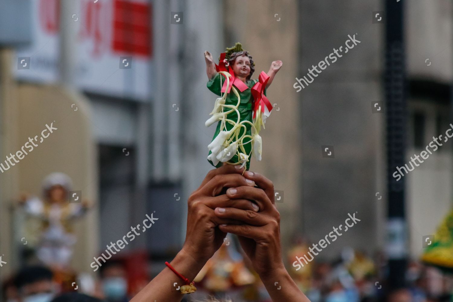 Devotees Baby Jesus Locally Known Santo Editorial Stock Photo - Stock ...