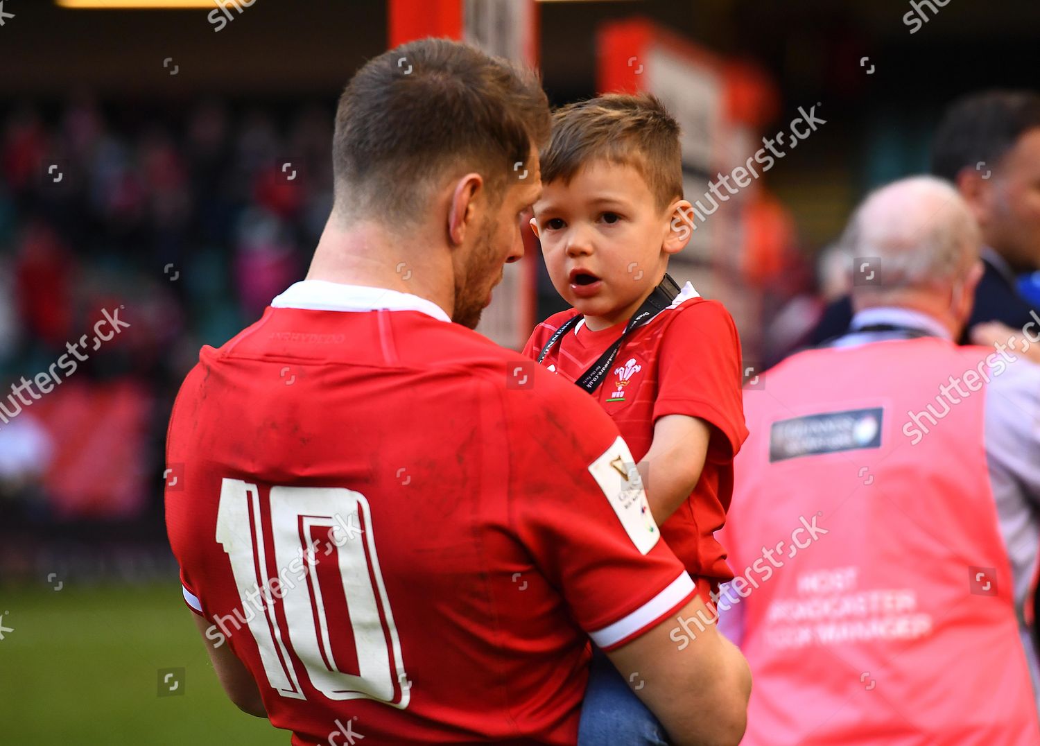 Dan Biggar Wales Son James After Editorial Stock Photo - Stock Image ...