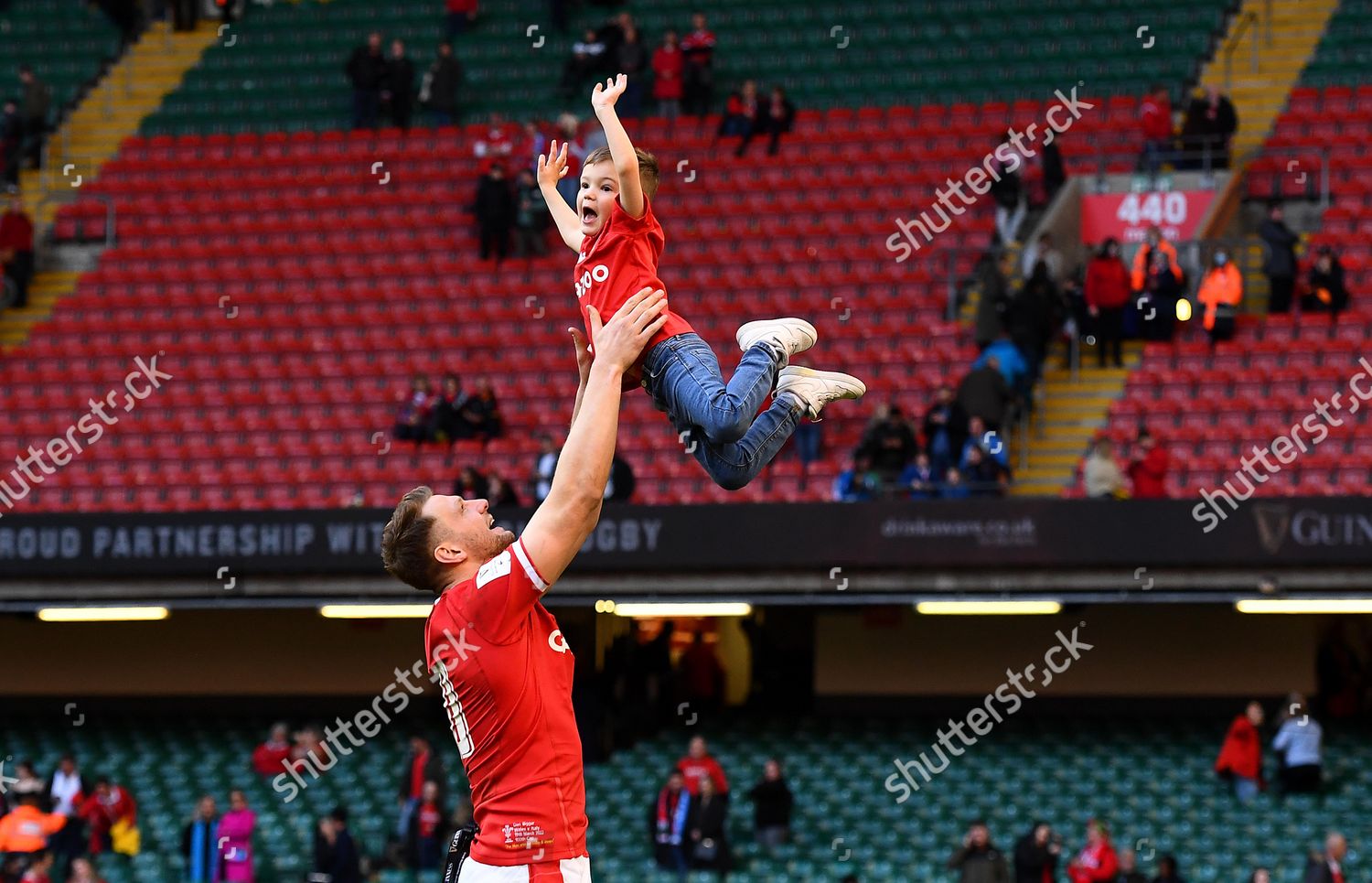 Dan Biggar Wales Son James After Editorial Stock Photo - Stock Image ...