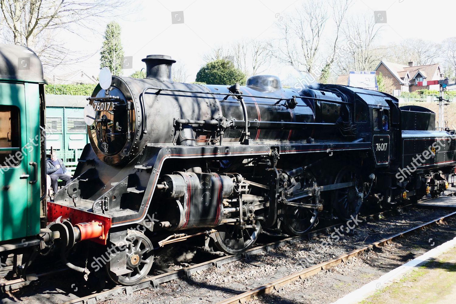 Br Standard Class 4 No 76017 Editorial Stock Photo - Stock Image ...