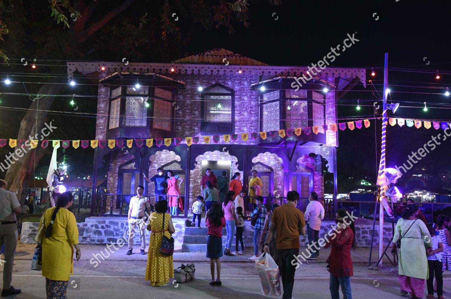 Structure Typical Jammu Kashmir House On Editorial Stock Photo - Stock ...