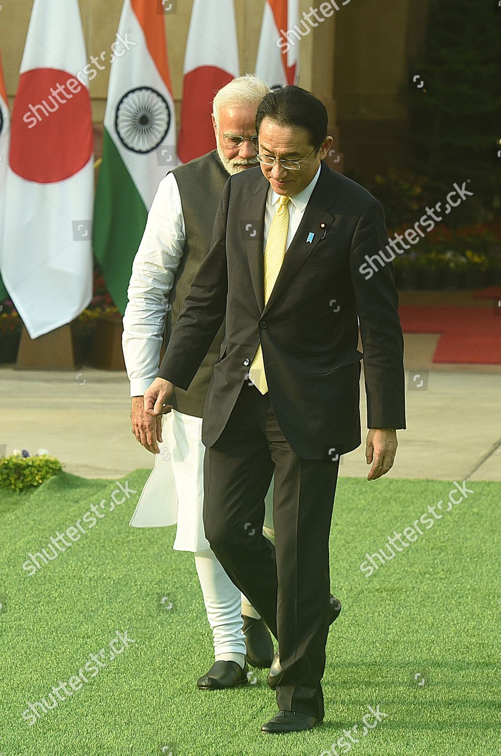 Prime Minister Narendra Modi Japanese Prime Editorial Stock Photo ...