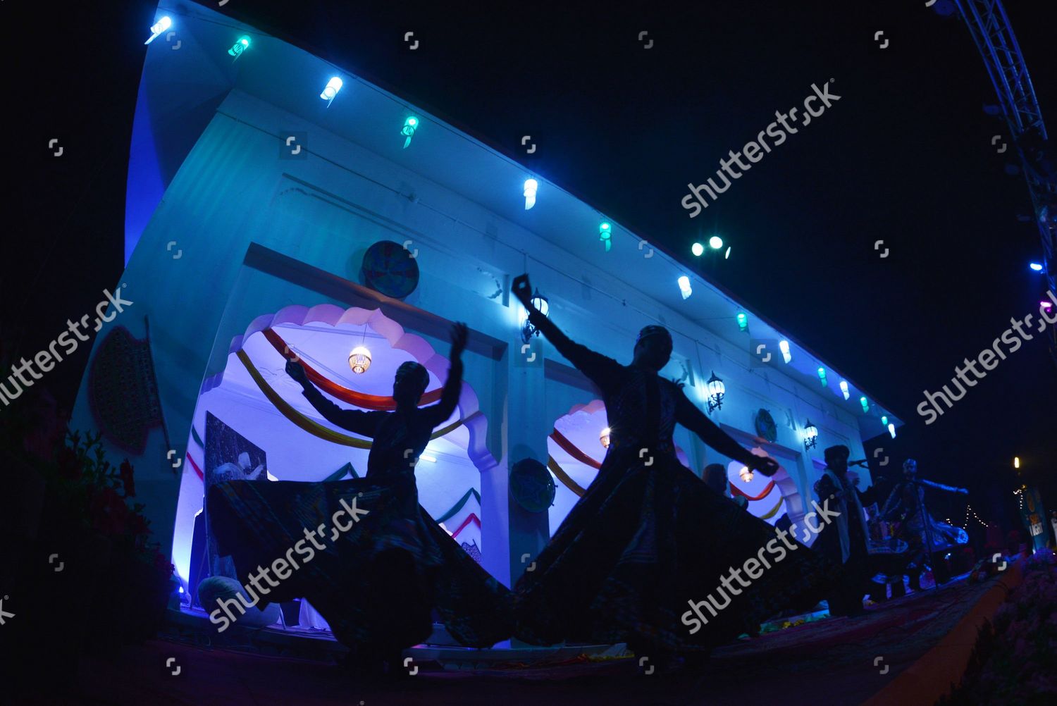 Pakistani Artist Performing On Stage During Editorial Stock Photo ...