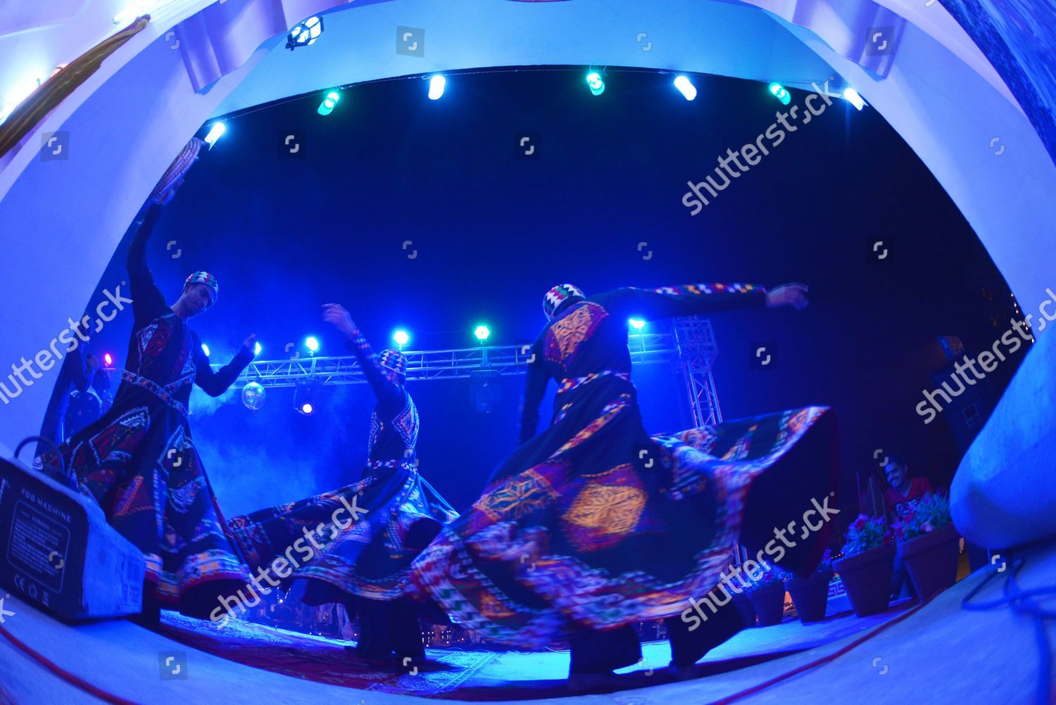 Pakistani Artist Performing On Stage During Editorial Stock Photo ...