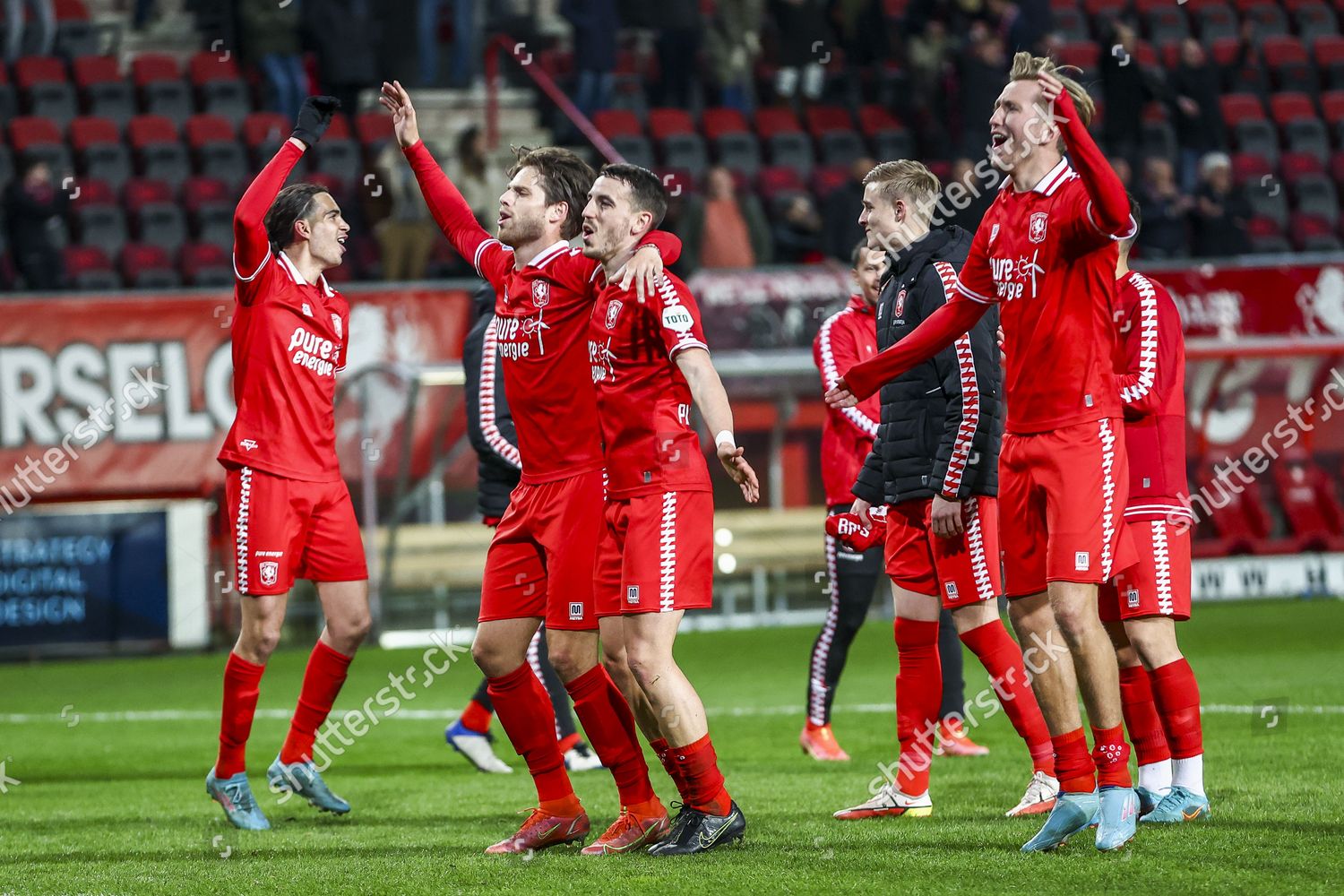 Players Fc Twente Celebrate 10 Win Editorial Stock Photo - Stock Image ...