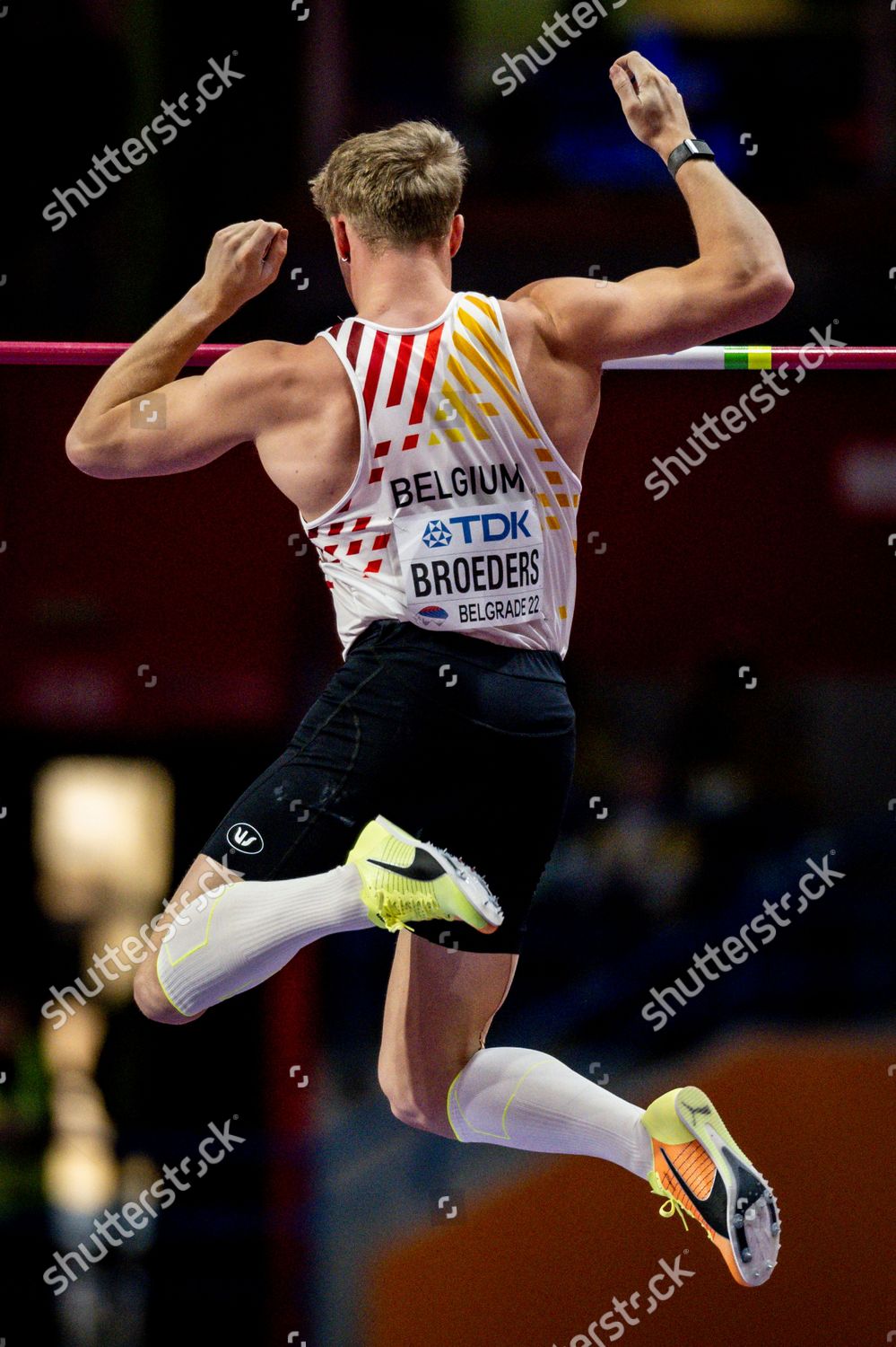 Belgian Ben Broeders Pictured Action During Editorial Stock Photo ...