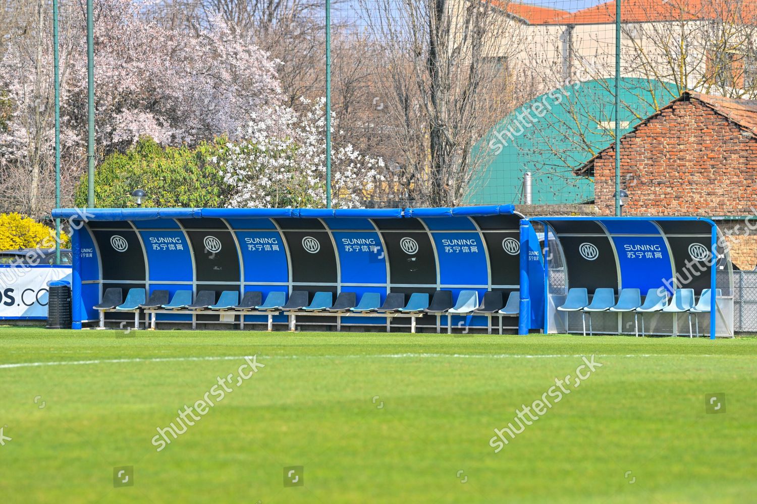 Bench Suning Sports Centre Milan Italy Editorial Stock Photo - Stock ...