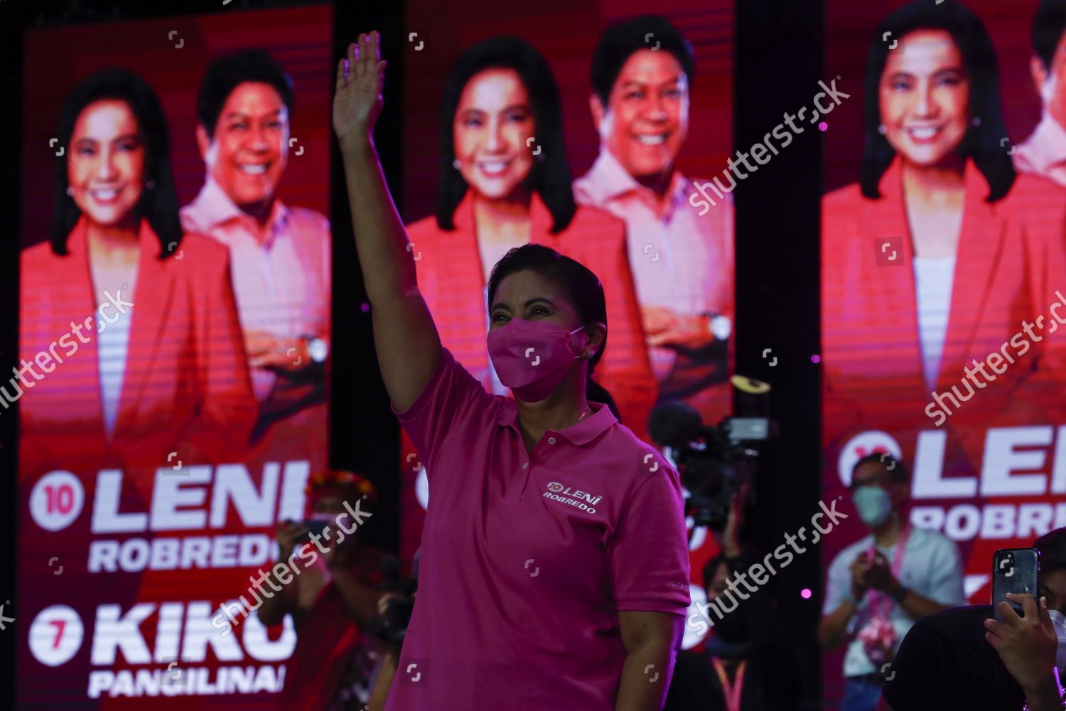 Philippine Vice President Leni Robredo Greets Editorial Stock Photo ...