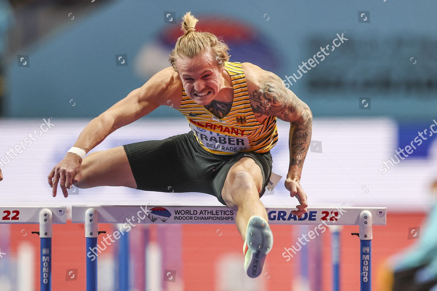 Gregor Traber Gerlav Stadtwerke 60m Hurdles Editorial Stock Photo ...