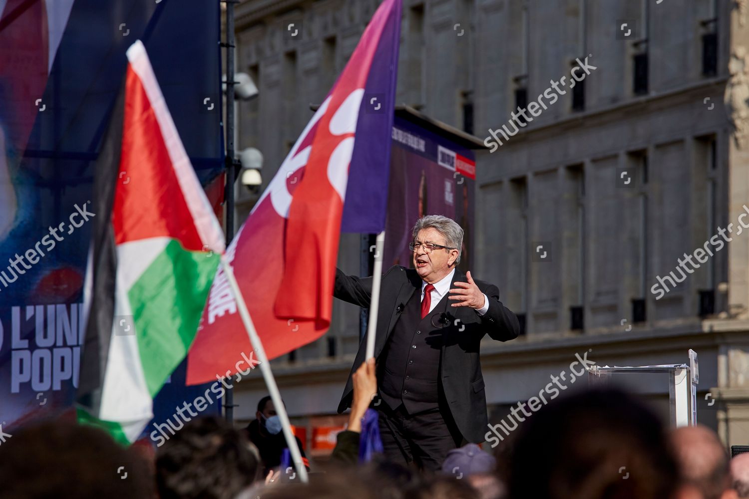 La France Insoumise Lfi Party Presidential Editorial Stock Photo ...