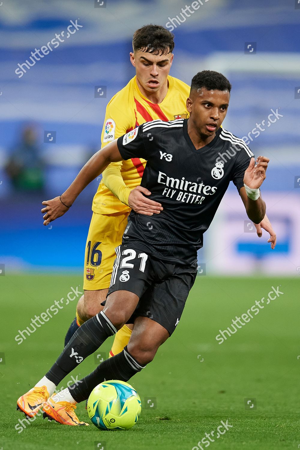Rodrygo Goes Real Madrid Pedri Barcelona Editorial Stock Photo - Stock ...