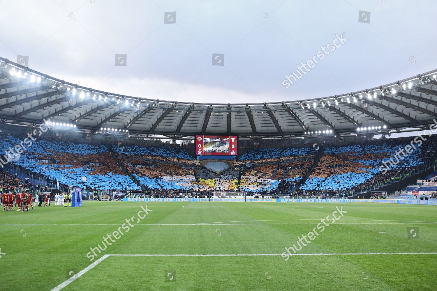 LAZIO SUPPORTERS ON STANDS Editorial Stock Photo - Stock Image ...