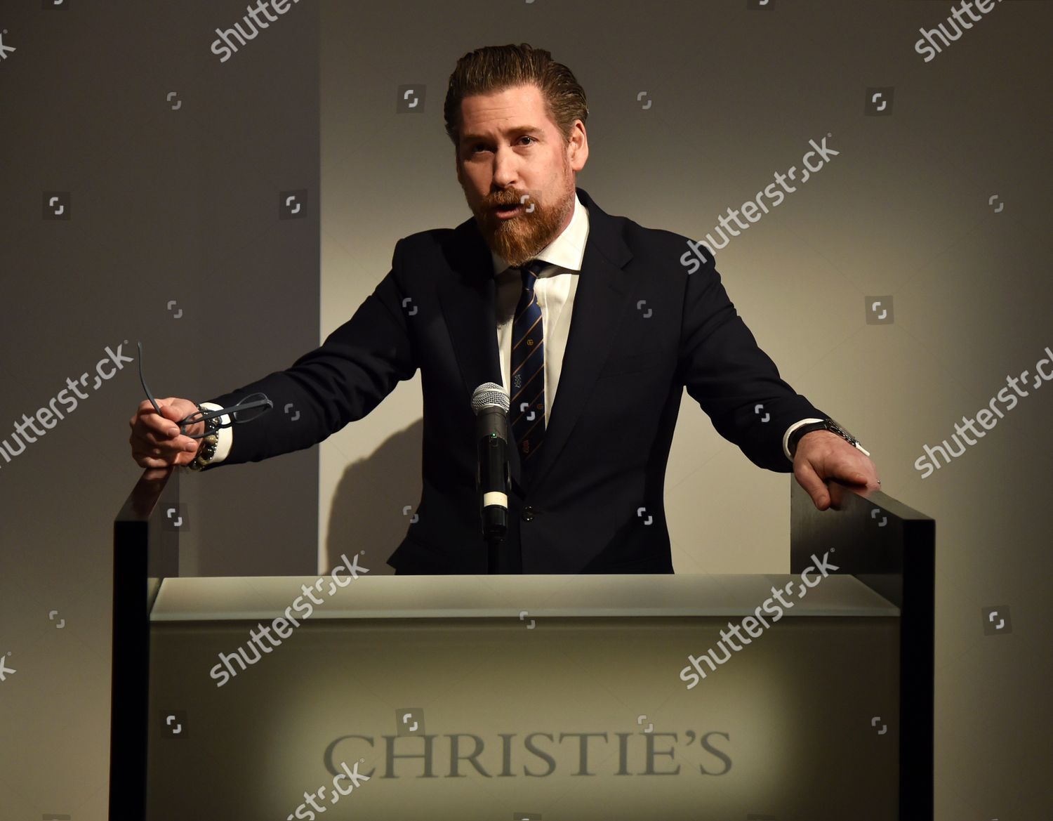 Alex Rotter Christies Offer Andy Warhols Editorial Stock Photo - Stock ...